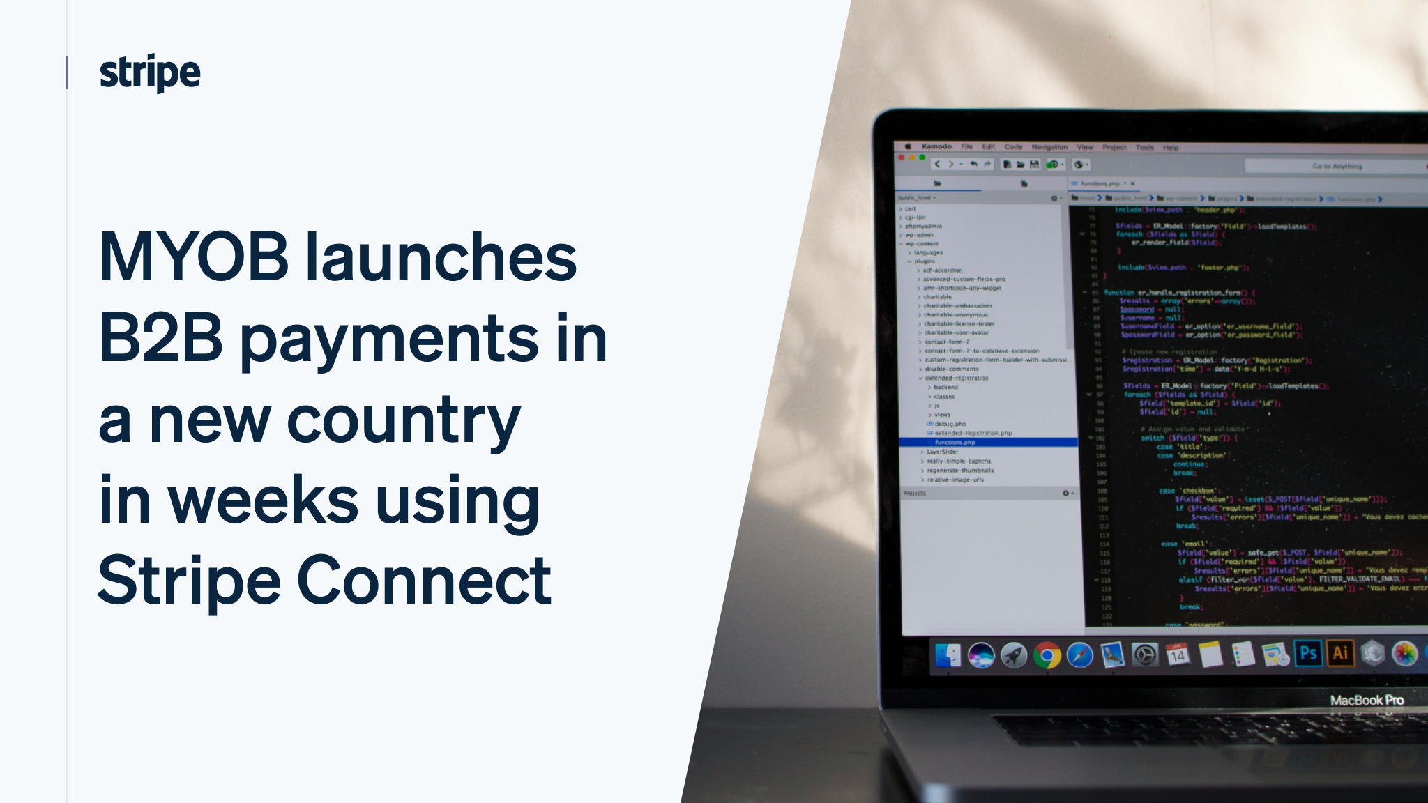 MYOB: Stripe Connect を使用してわずか数週間で B2B 支払いを新しい国で立ち上げ