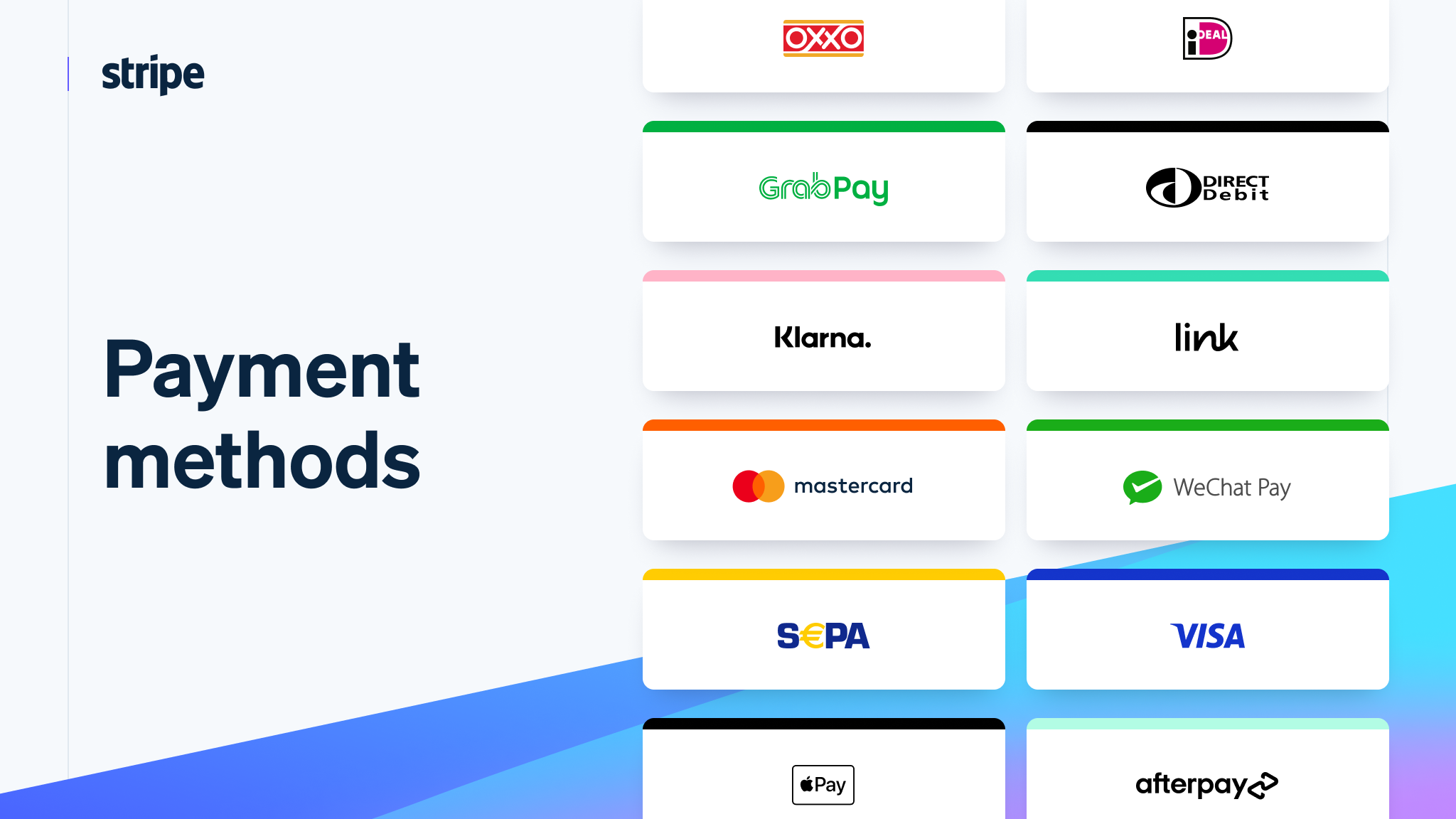 Stripe Payment Methods for Business Stripe Payment Methods for Business