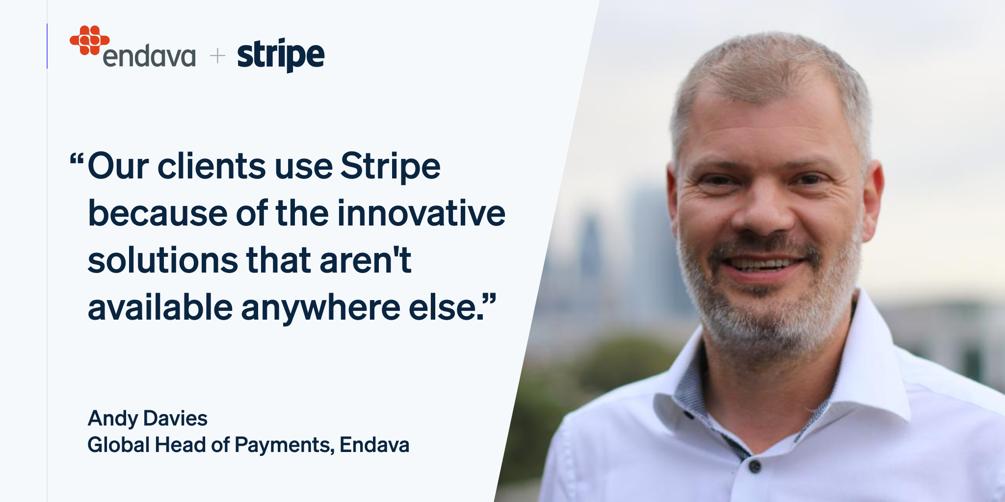 Endava brings people together with technology | Stripe