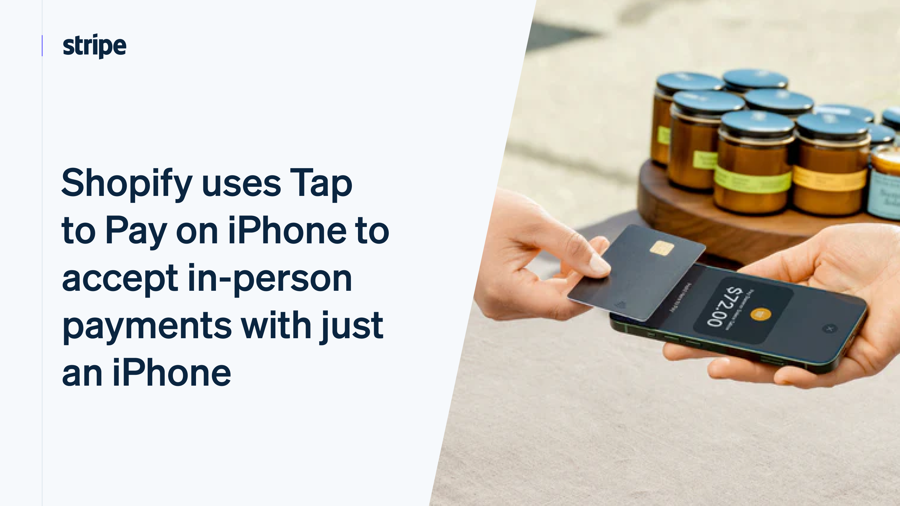 Shopify Tap-to-Pay on iPhone case study | Stripe