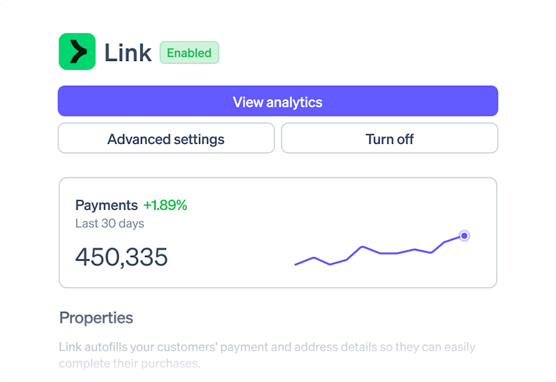 Link by Stripe: One-click payments