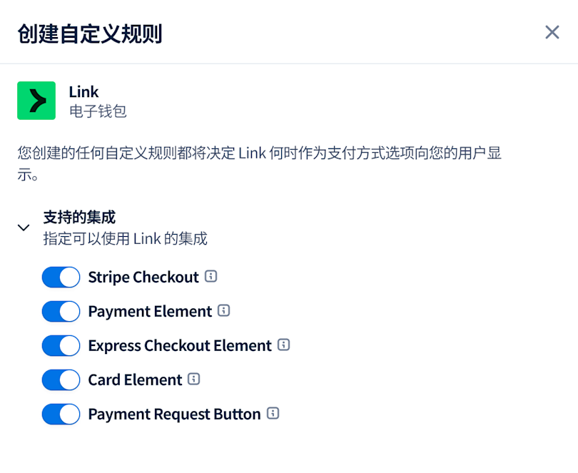 Link by Stripe：一键支付