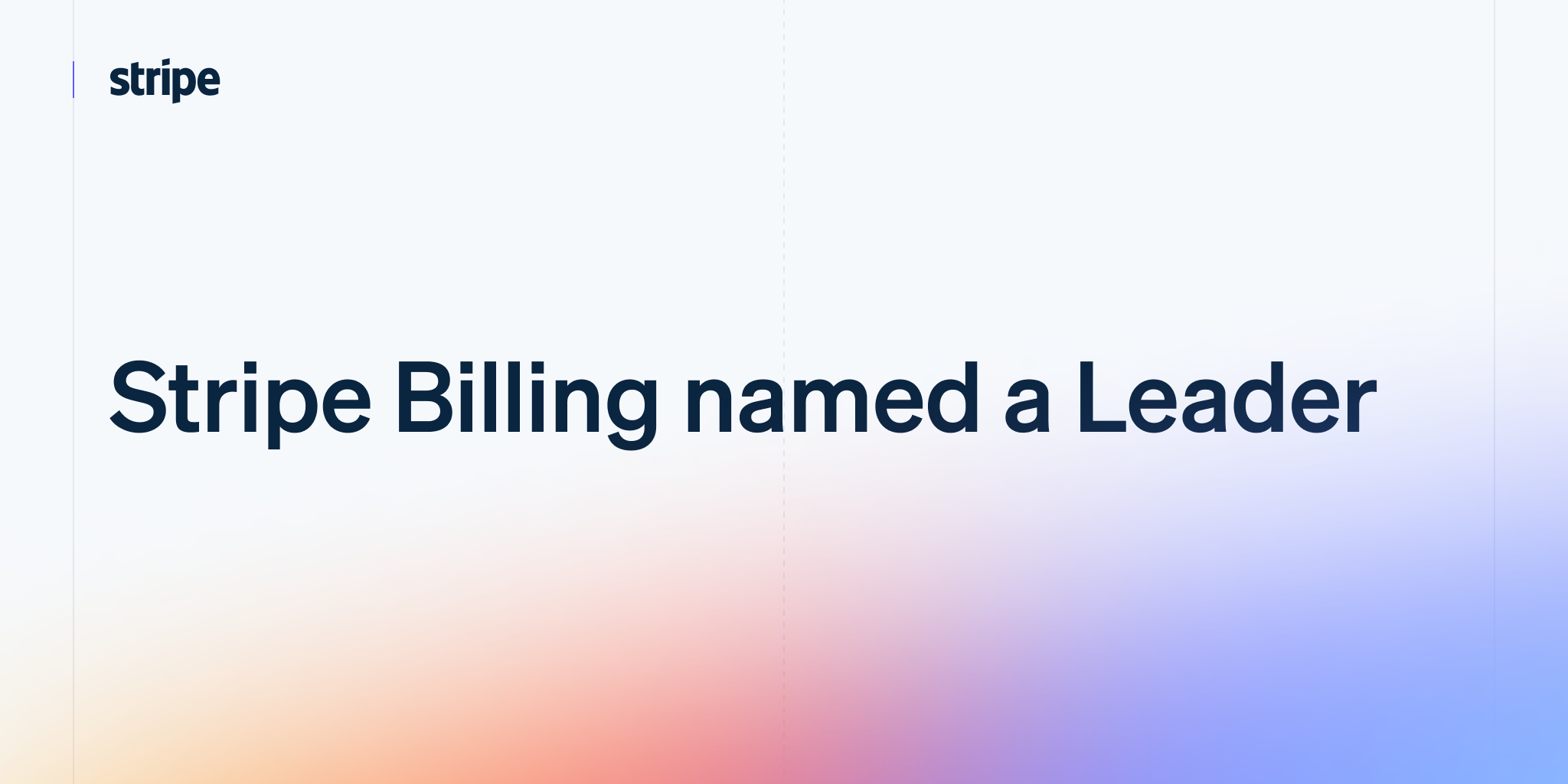 Stripe named a Leader for its Billing product